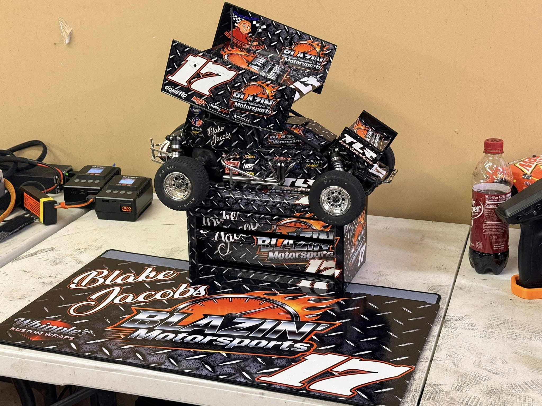Custom Pit Board Wrap - Premium RC Racing Graphics – Whipple's Kustom Wraps