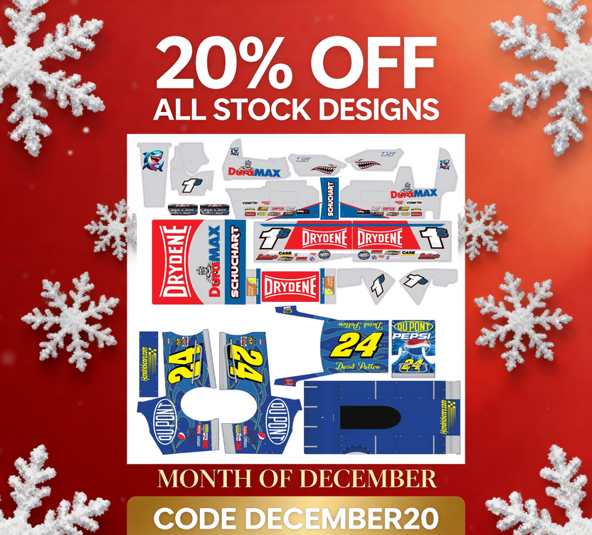 LOSI 22 Sprint Car Wraps - Professional RC Racing Designs - Whipple's ...