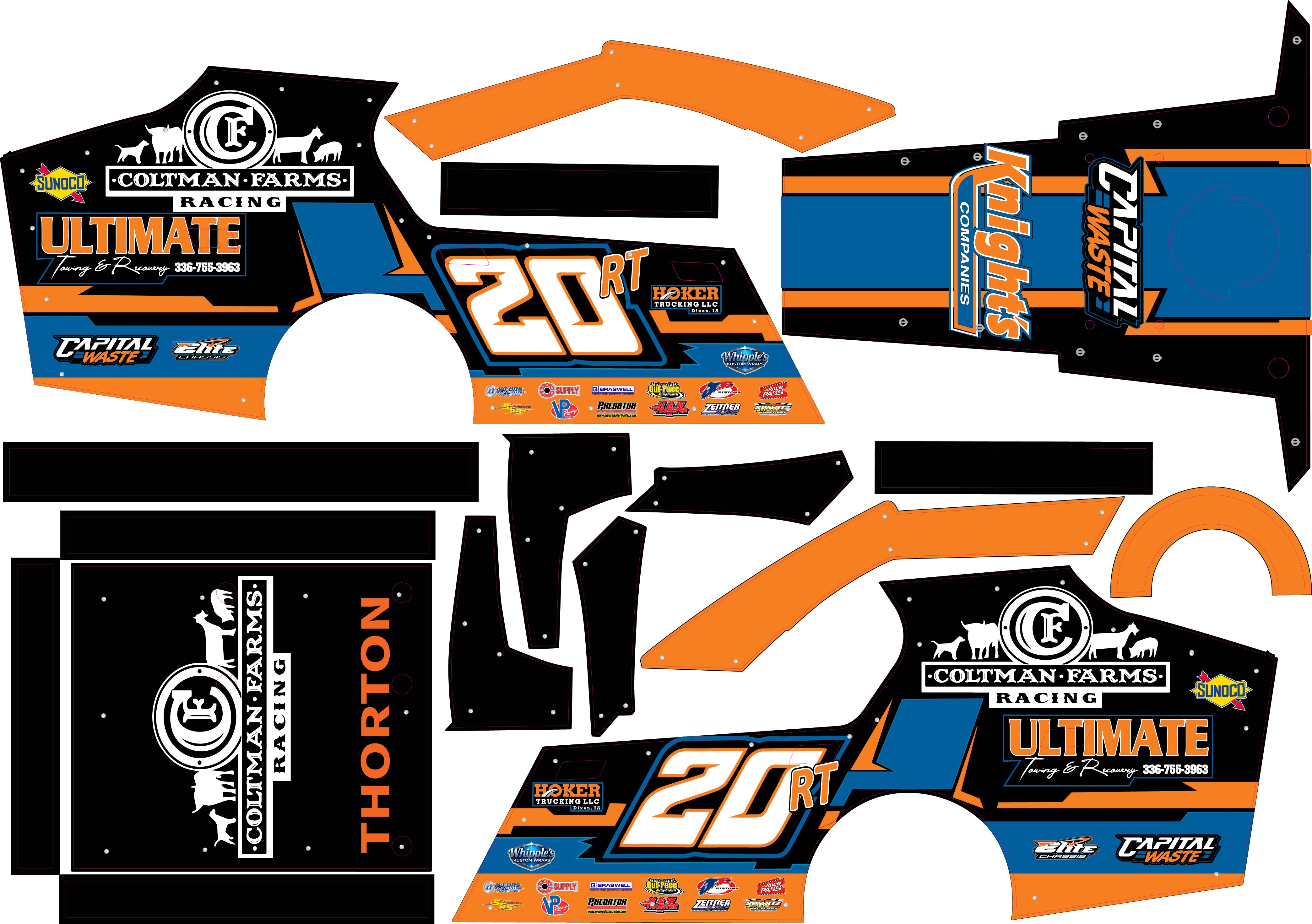 Ricky Thorton Jr RTJ Themed Traxxas Modified Mudboss Remote Control Car ...