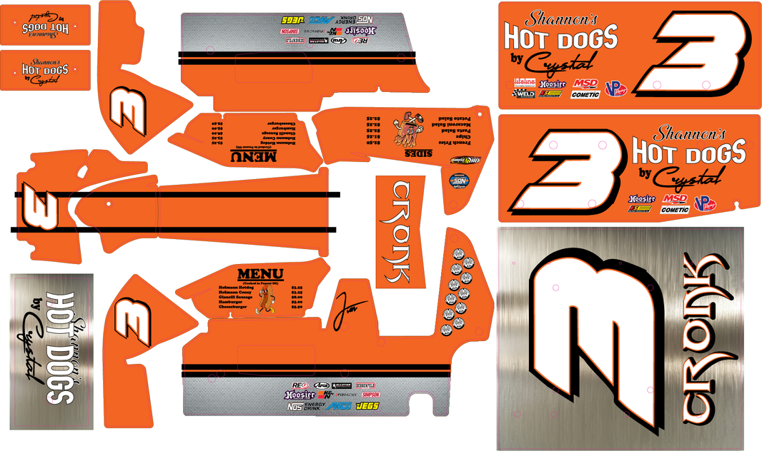 LOSI 22 Sprint Car Wraps - Professional RC Racing Designs - Whipple's ...