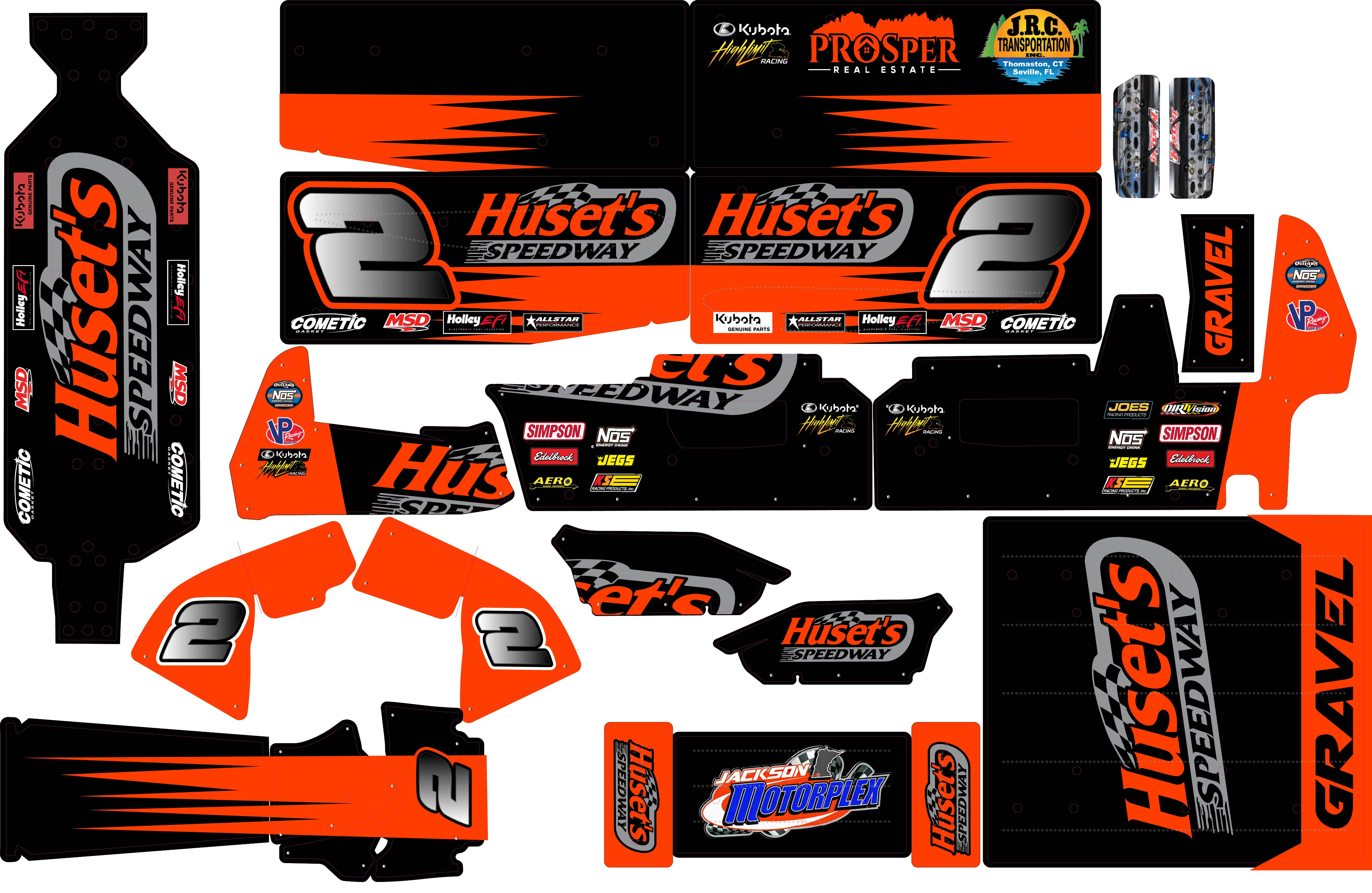 LOSI 22 Sprint Car Wraps - Professional RC Racing Designs - Whipple's ...