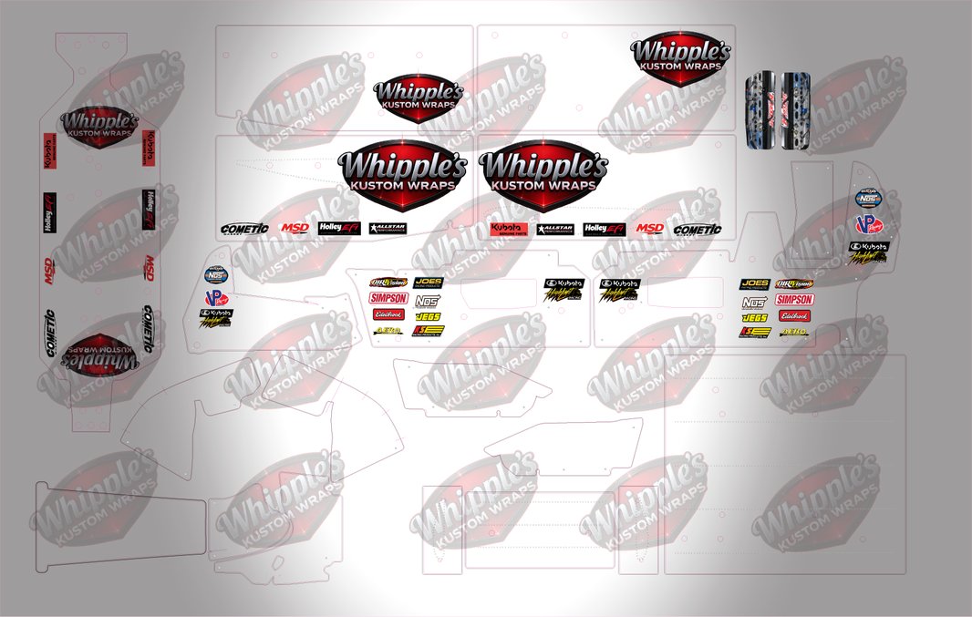 LOSI 22 Sprint Car Wraps - Professional RC Racing Designs - Whipple's ...