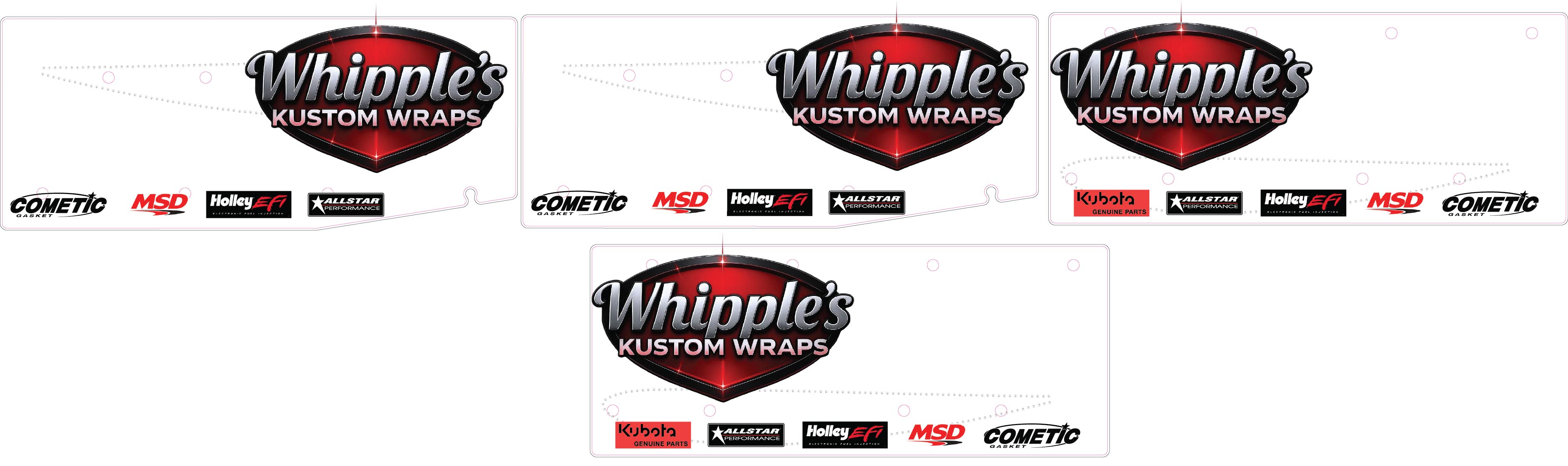 Replacement Wing Panels - 2 Sets – Whipple's Kustom Wraps